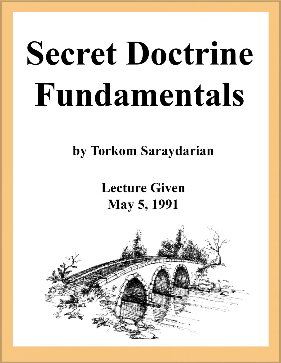 DVD #072 – Secret Doctrine Fundamentals — 3 Laws - TSG Foundation