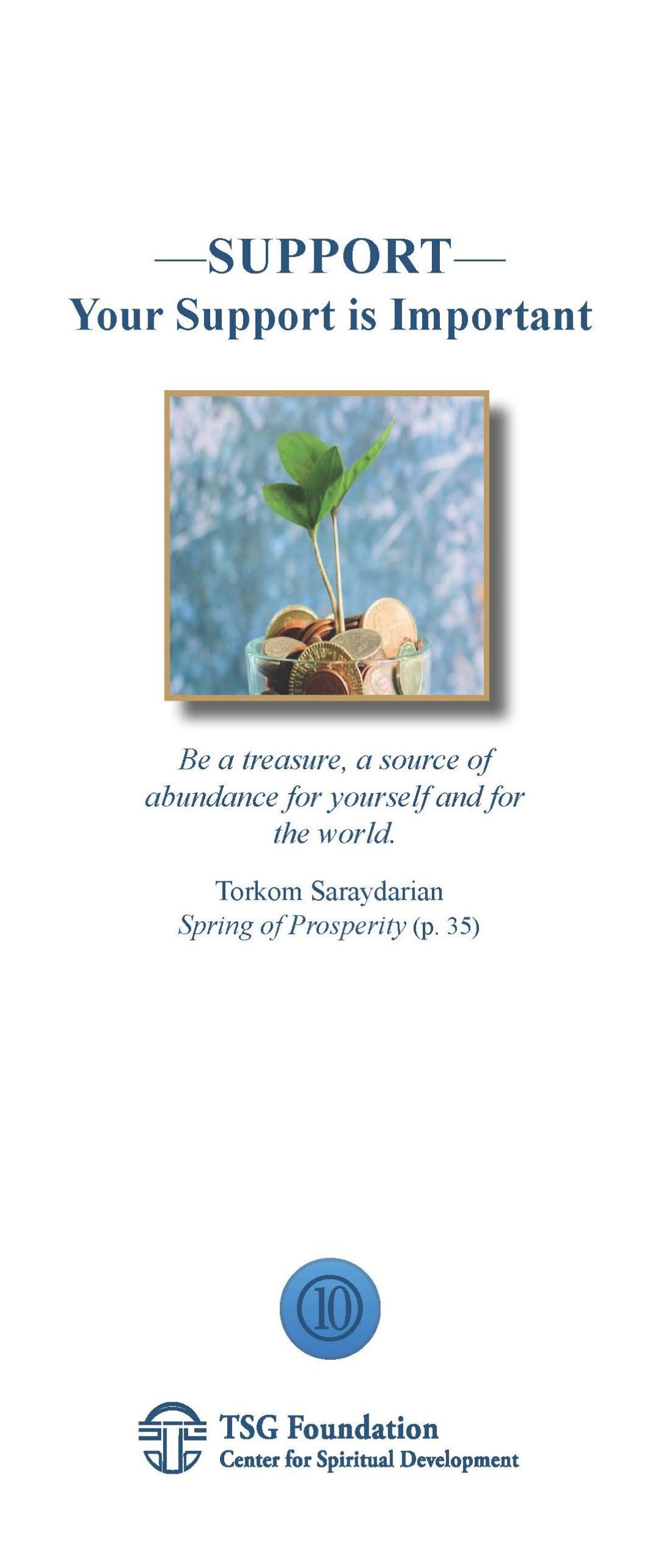 TSG Center Brochures - TSG Foundation