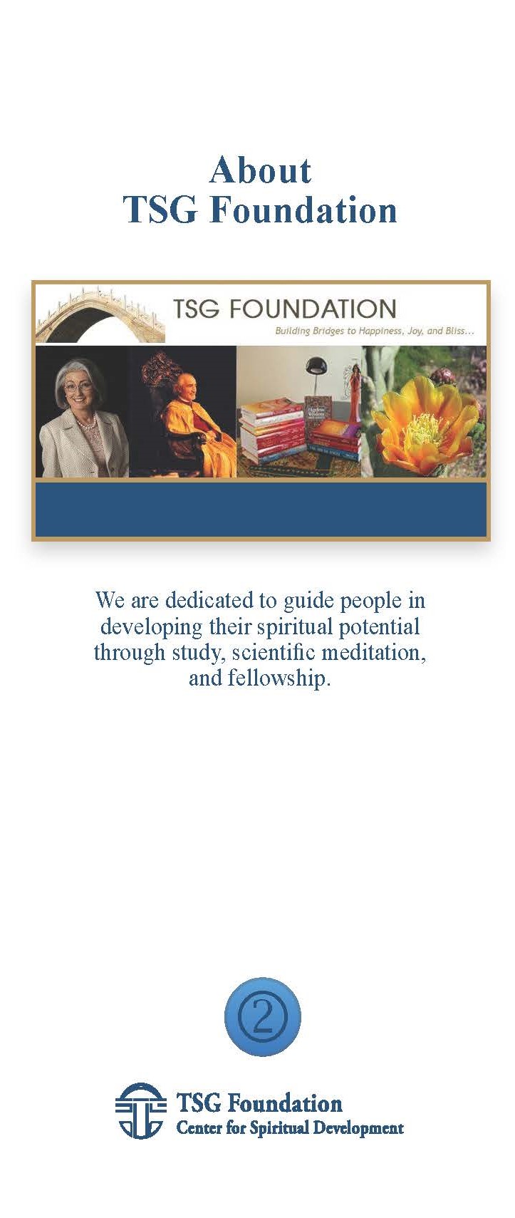 TSG Center Brochures – TSG Foundation