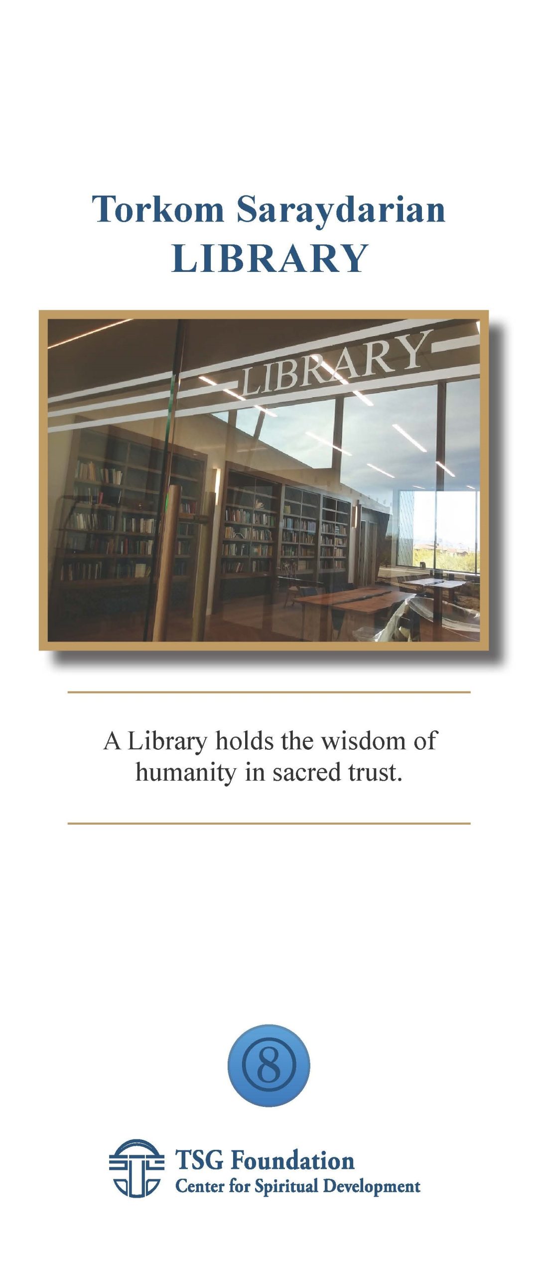 TSG Center Brochures - TSG Foundation